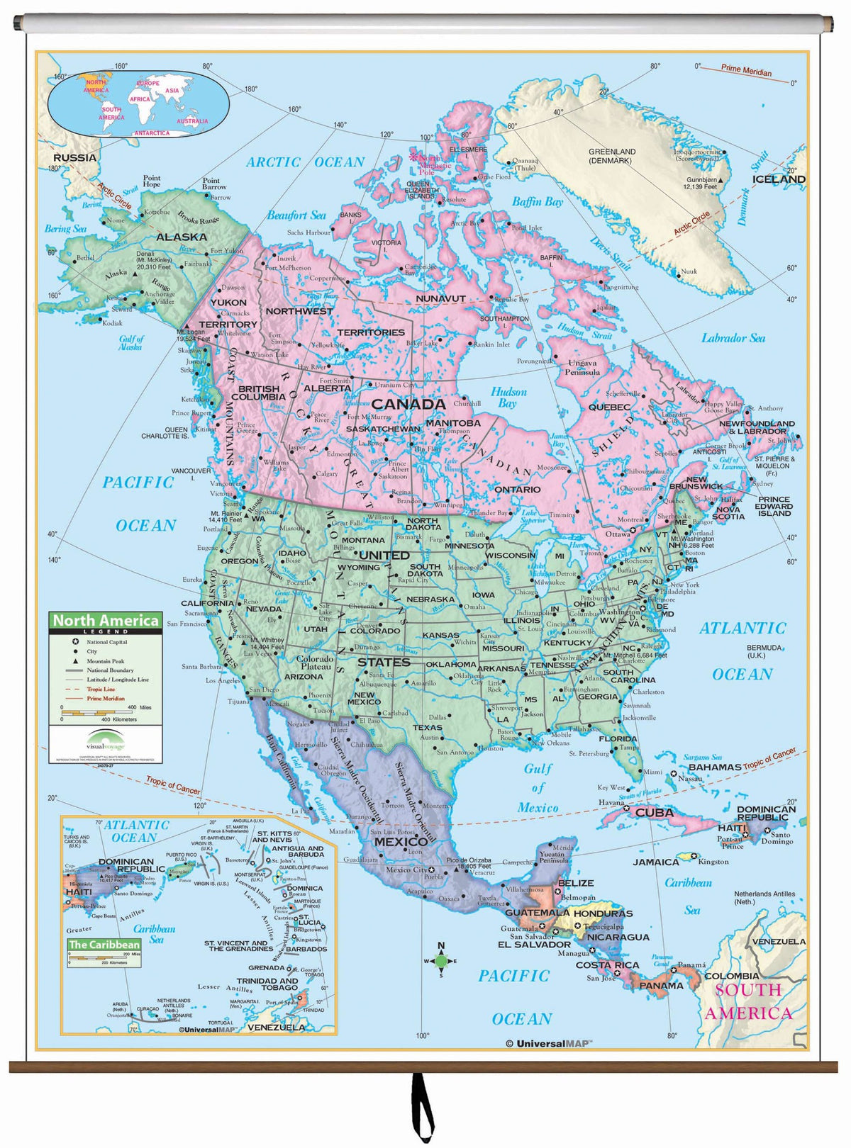North America Primary Classroom Wall Map – GeoMart