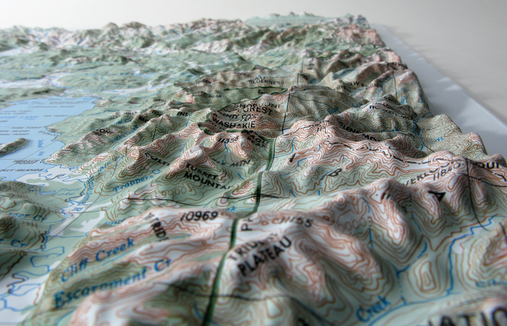 Yellowstone National Park 3D Raised Relief Map – GeoMart