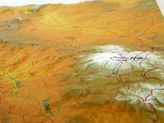 Arizona 3D Raised Relief Map – GeoMart