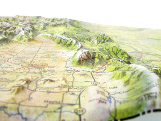 Colorado Natural Color Relief 3D Raised Relief Map – GeoMart