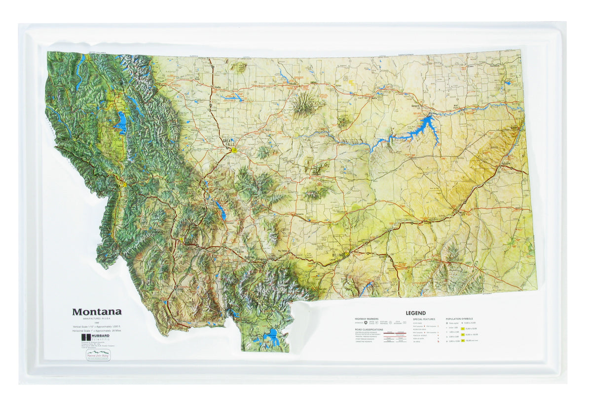 Raised Relief Maps - Three-Dimensional Maps - 3D Maps – GeoMart