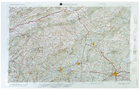 Winston Salem USGS Regional 3D Raised Relief Map – GeoMart