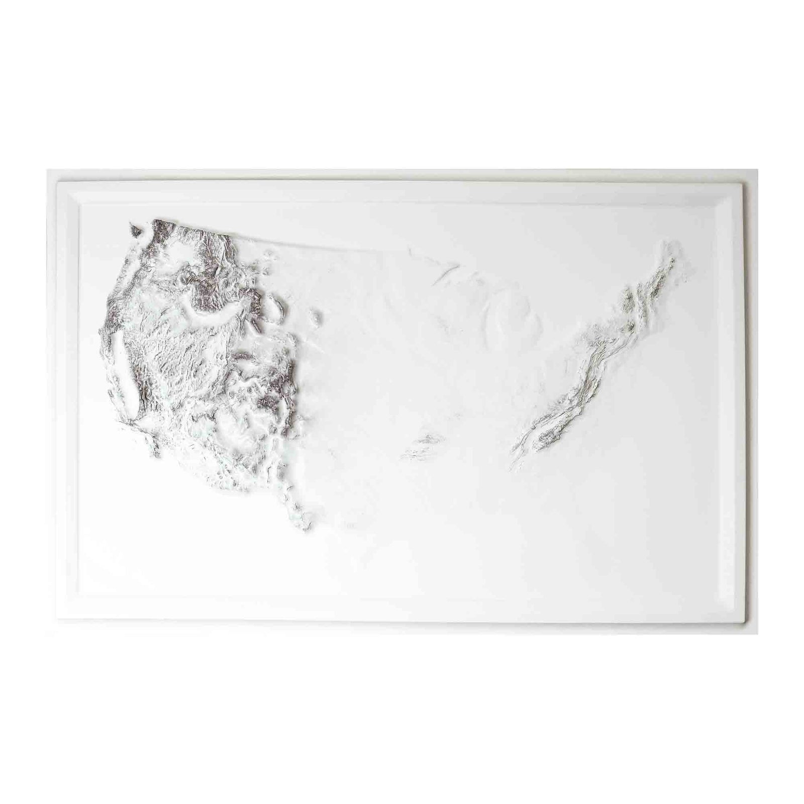 US Modern 3D Raised Relief Map – GeoMart